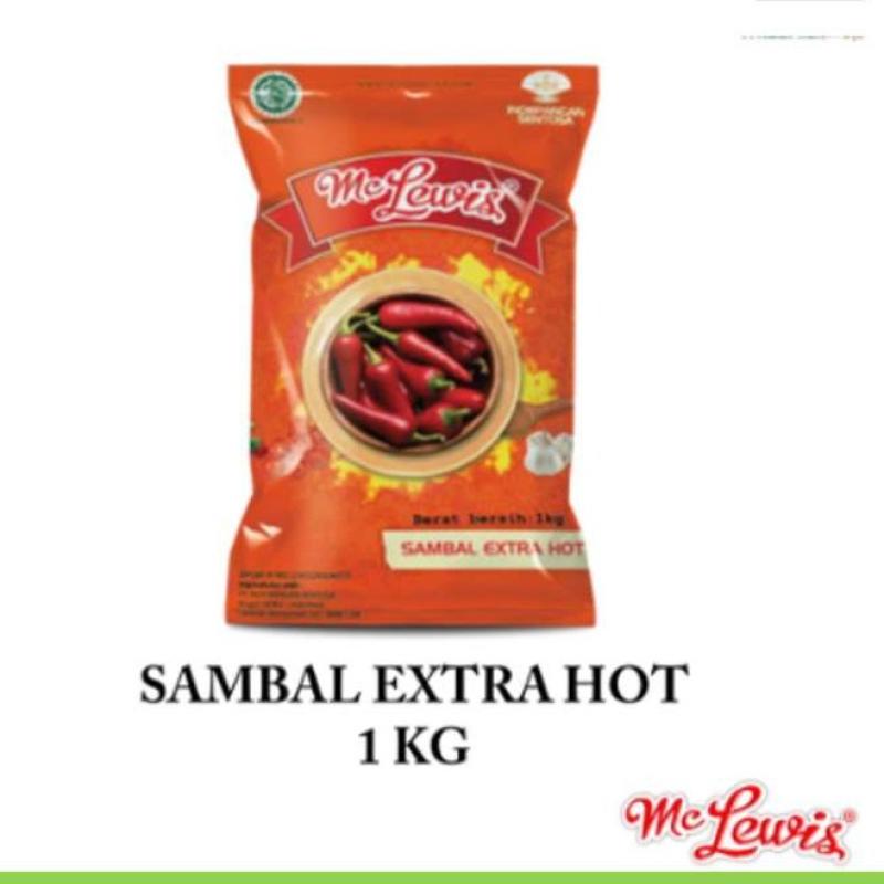Jual Saos Sambal / Saos Mc Lewis Chili Extra Hot - 1Kg Saos Cabe Extra ...