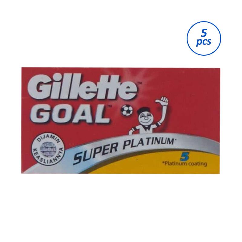 Jual Gillete Goal Super Platinum Silet - Merah [5 pcs] di Seller Top ...