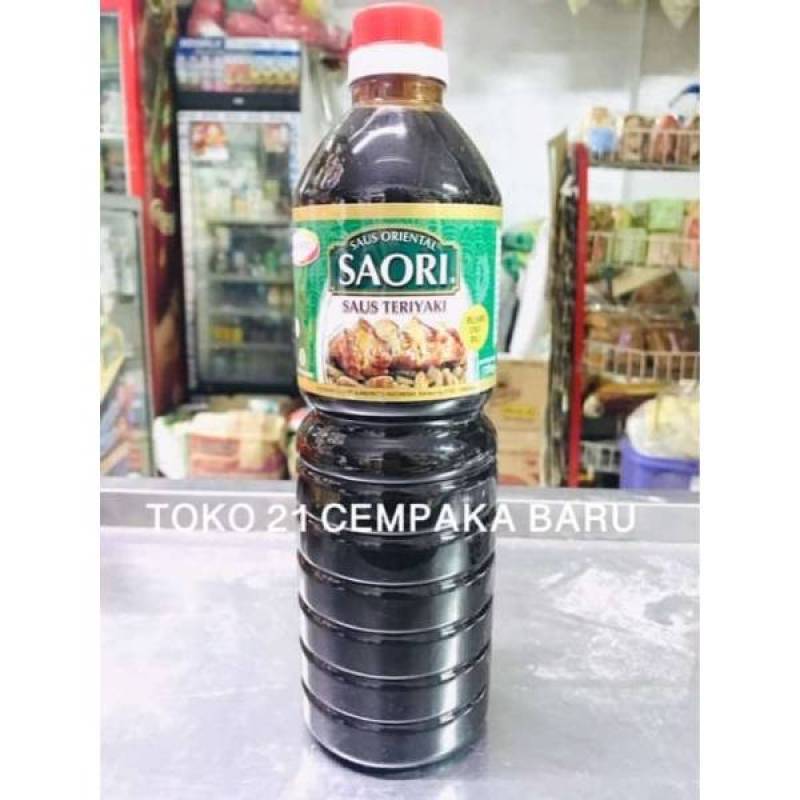 Jual Saori Saus Teriyaki Botol 1000 ml | Saori Saos Teriyaki 1 Liter ...
