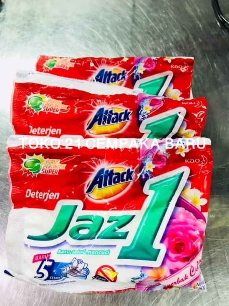 Jual Attack Jaz1 Semerbak Cinta 1 RENCENG isi 12 SACHET | Detergent ...
