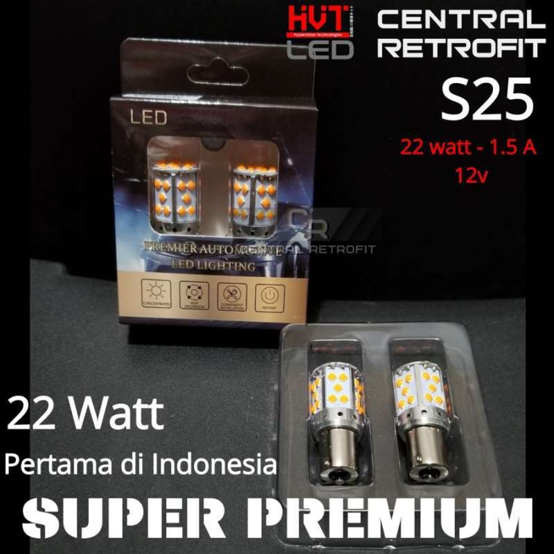 Jual Lampu LED SEIN Dijamin Terang Super Bright Terang S25Hypervision ...