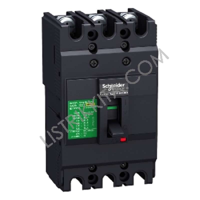 Jual MCCB 3P 15A s.d 60A 7,5kA 415VAC EasyPact EZC100B SCHNEIDER ELECTRIC - EZC100B30** di ...