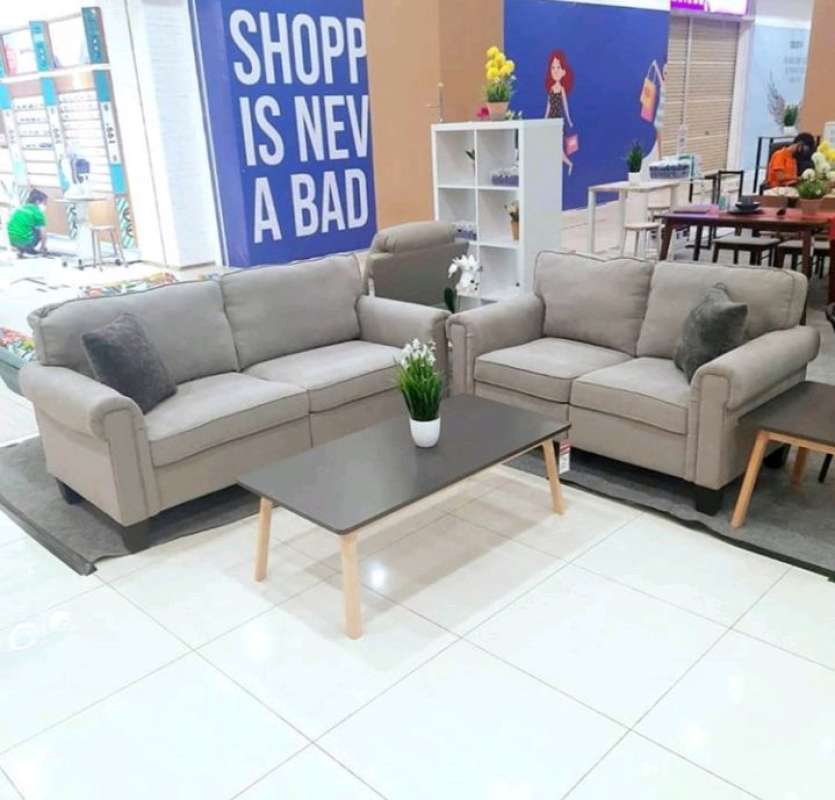 Promo Sofa Set Informa Langley Grey Sofa 3+2 Seater Sofa Tamu Kursi ... Promo Sofa Set Informa Langley Grey Sofa 3+2 Seater Sofa Tamu Kursi ...