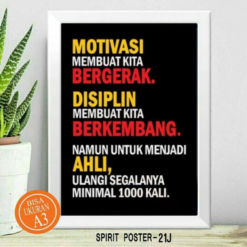 Jual poster motivasi & inspiratif-Motivasi Membuat Kita Bergerak ...