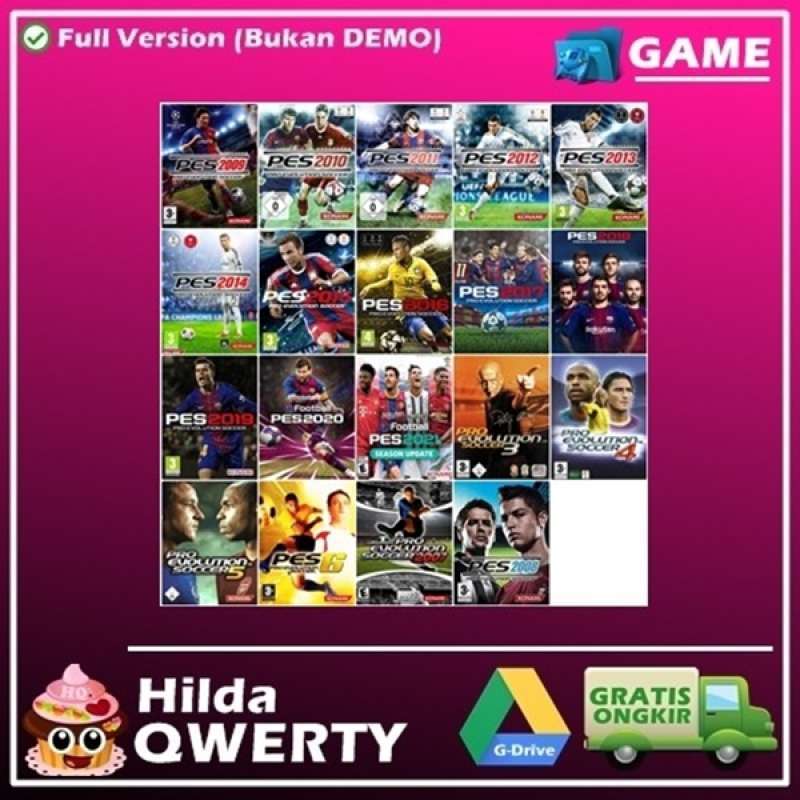 Jual Pro Evolution Soccer Pes Game Paket Lengkap Semua Seri Untuk Pc Laptop Di Seller Hilda ...