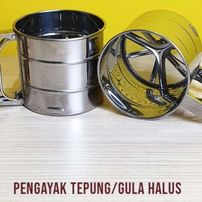 Jual Flour Sifter Pengayak Ayakan Saringan Tepung Gula Terigu Cepat Di ...