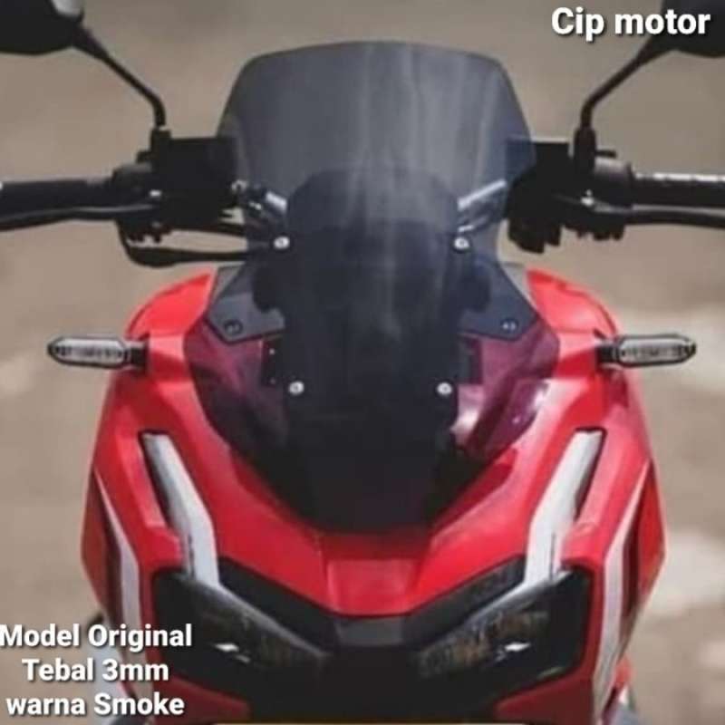 Jual Visor Windshield Honda ADV 150 model Ori Original Smoke Rayben ...