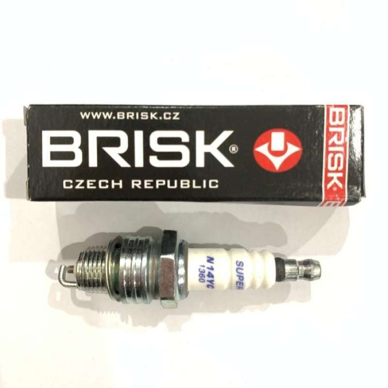 Jual BUSI MOTOR BRISK COOPER N14YC RXKING VESPA EXCEL DRAT PENDEK ...
