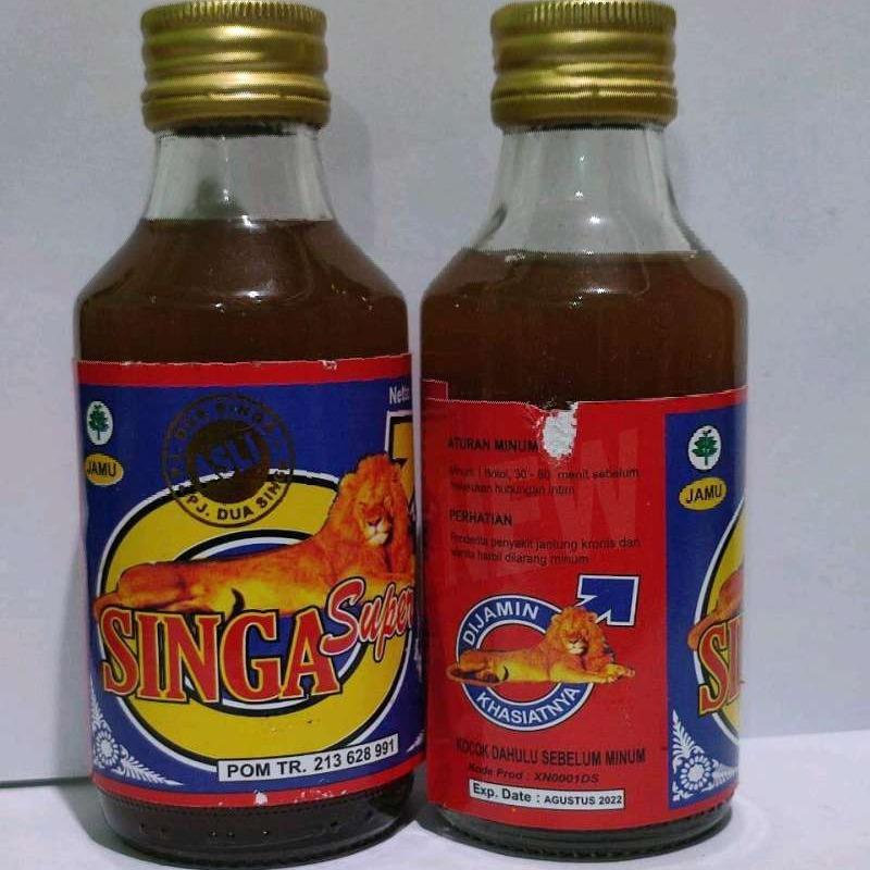 Jual paket 3 botl SINGA superon herbal Jawa asli cap dua singa original ...