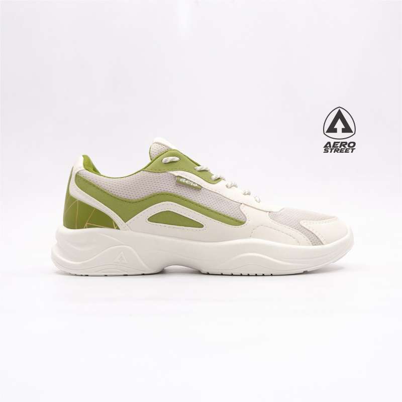 Promo Aerostreet 36-40 Rose Putih Natural Hijau - Sepatu Sneakers ...