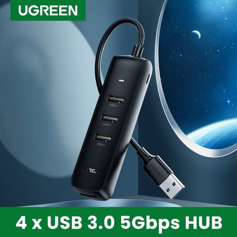 Jual FREE ONGKIR 【12 BULAN GARANSI】UGREEN Hub Splitter 4 Port Usb 3.0 ...