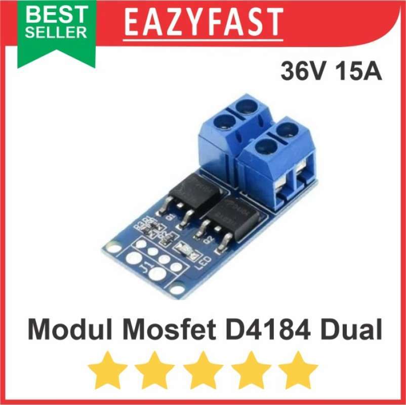 Jual D4184 Dual Mosfet Driver Switch Power Module 5- 36v 15a 20khz Di ...