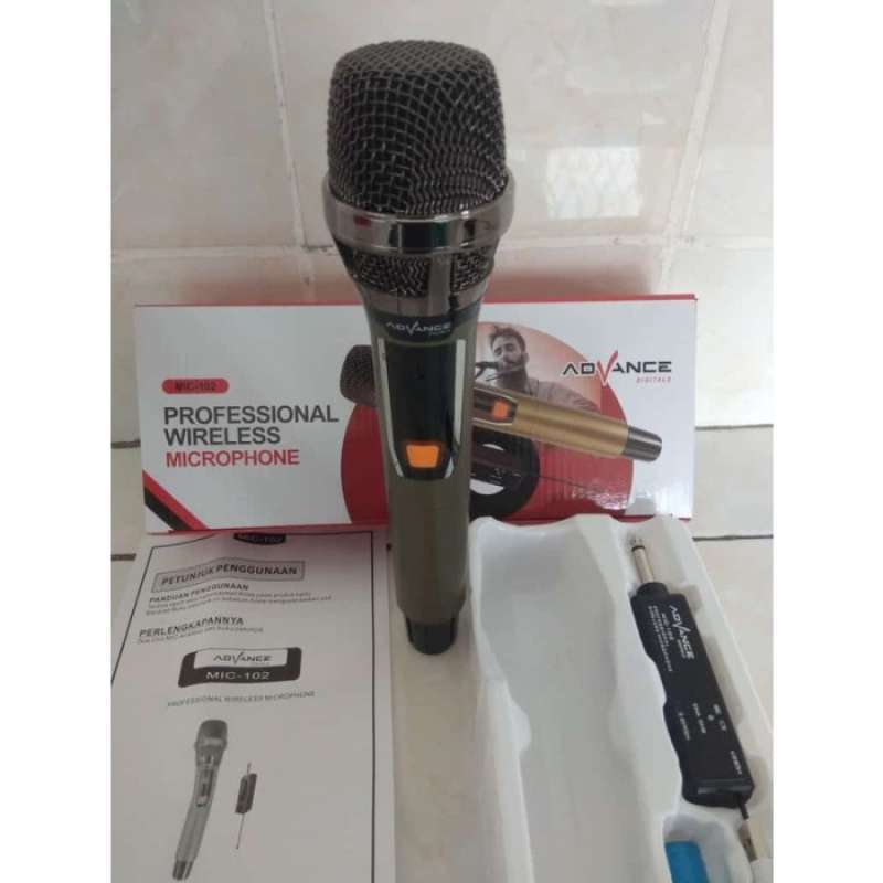 Promo Mic Advance 102/mic Wireless/mik Tanpa Kabel 100 % Original ...