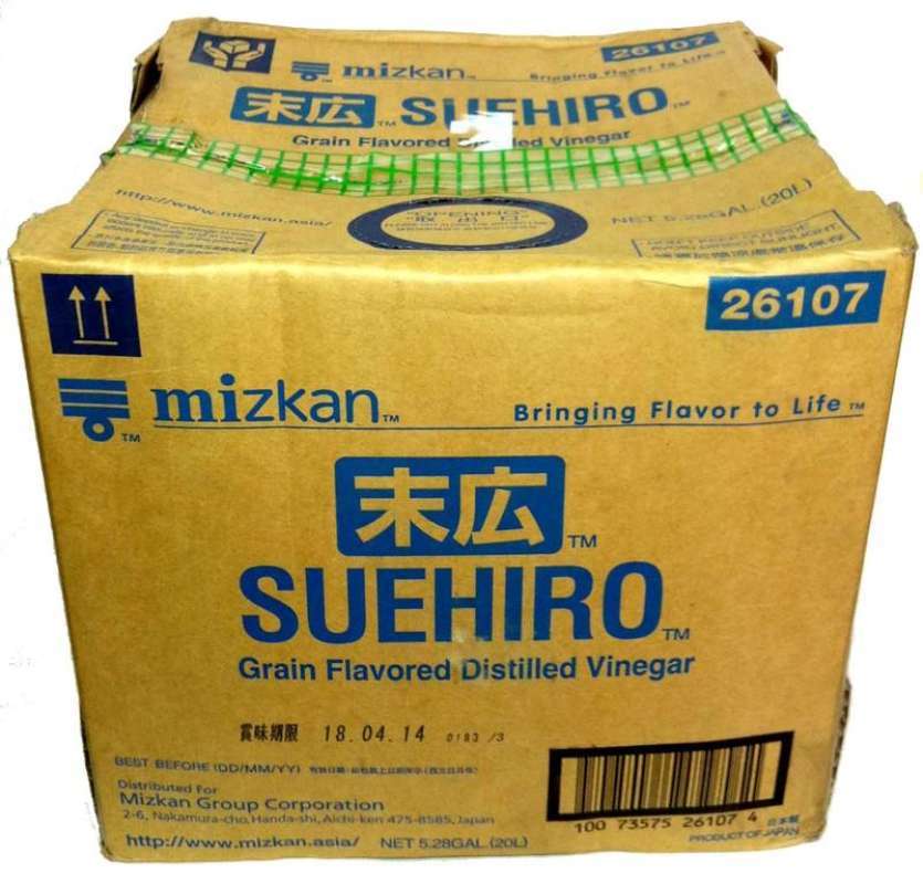 Jual Mizkan Suehiro/cuka Beras Jepang Merek Mizkan Uk 20 Ltr Di Seller Meg Food - Karang Ayu ...