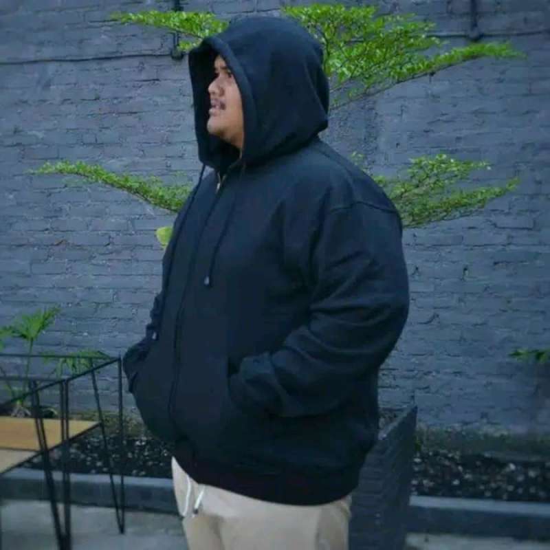 Jual Jaket Jumbo Besar Big Size Tubuh Besar Zipper Gowes Bersepeda ...