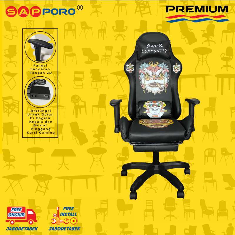 Jual Sapporo Dallas Barong - Gaming Chair / Kursi Gaming Karakter 2d ...