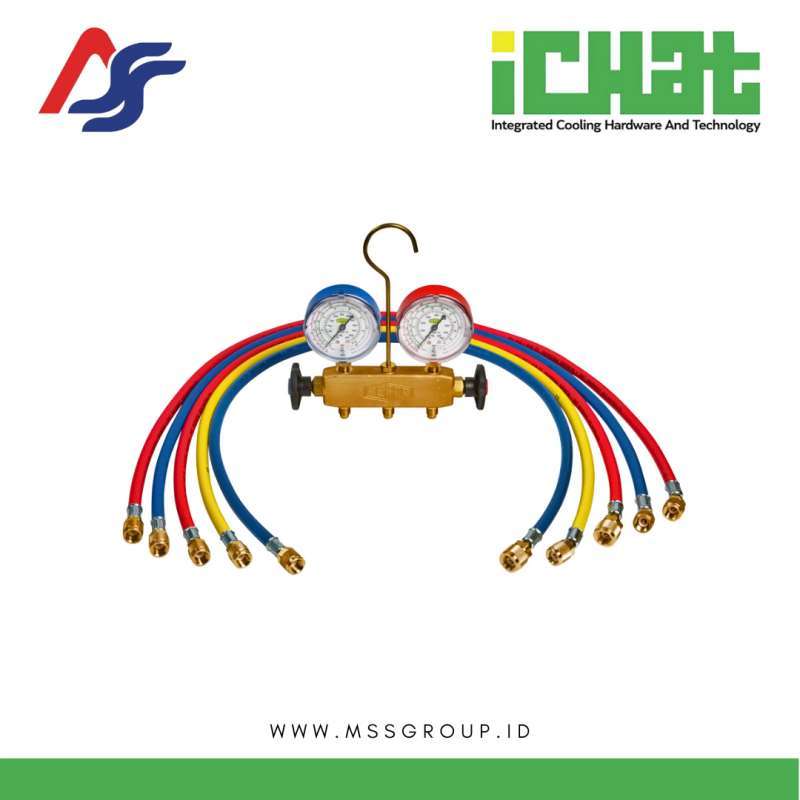 Jual Manifold / Analyzer Refco Untuk R22/r410/r32 (original Made In ...