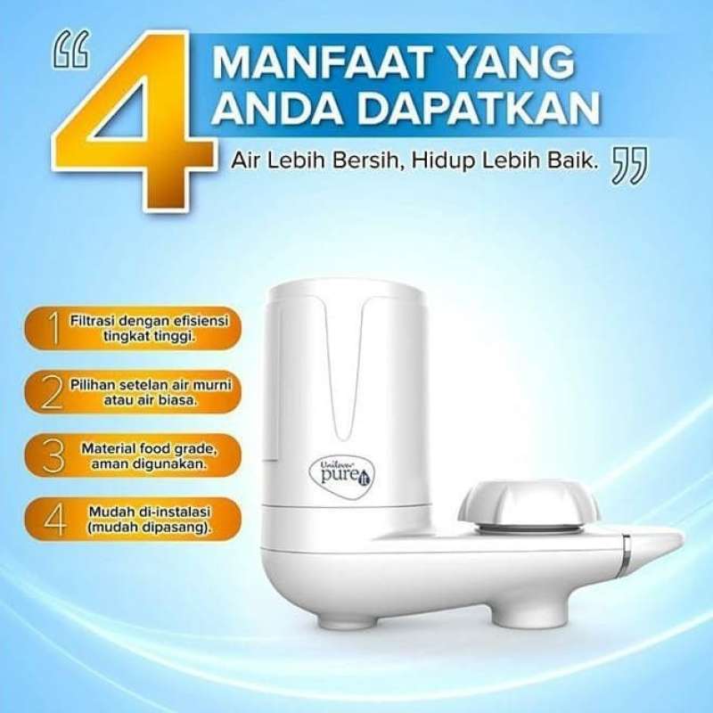 Jual UNILEVER PURE IT Keran Pureit Tap Water Purifier Kran Penyaring ...