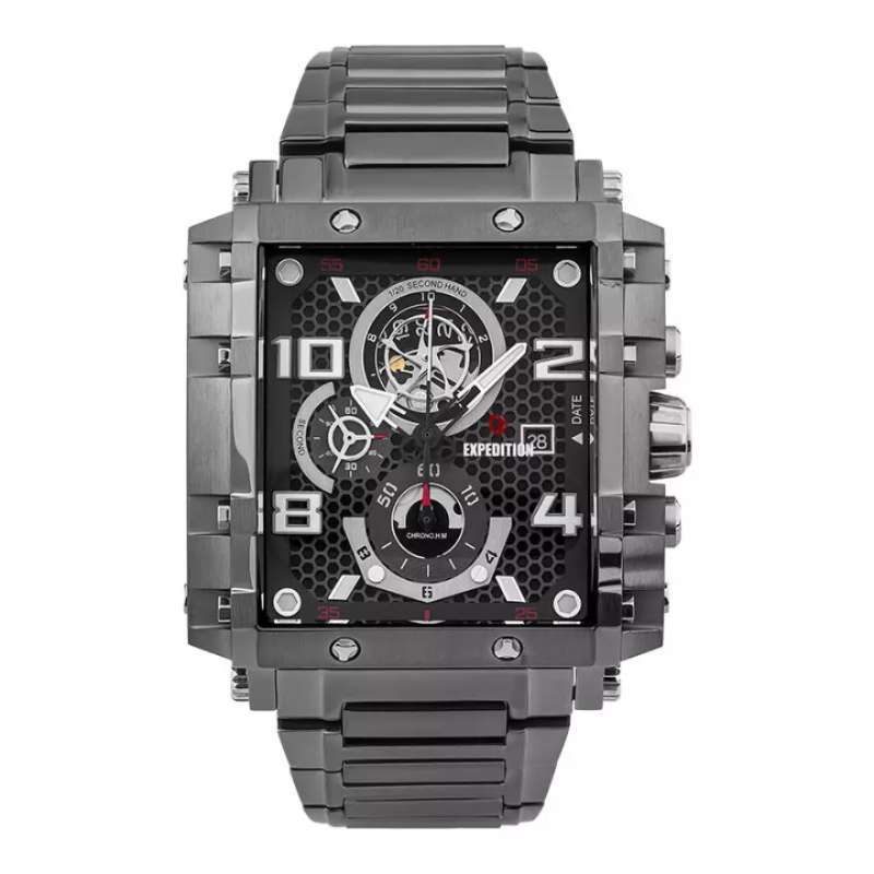 Promo Jam Tangan Pria Expedition E 6757 MC LEPBA Chronograph Men Black ...