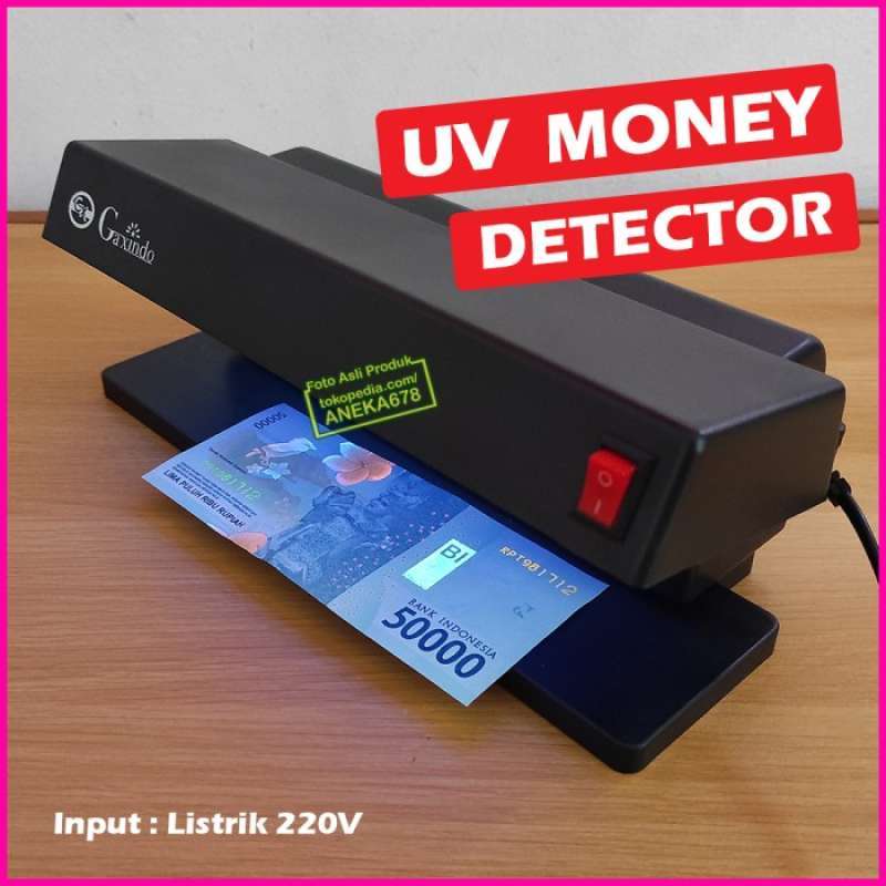 Jual RECOMMENDED Lampu UV Money Detector Detektor UANG Palsu Black ...