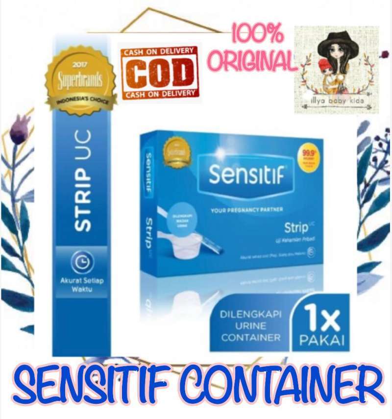 Jual SENSITIF TEST PACK STRIP UC ADA WADAH di Seller illya baby store ...