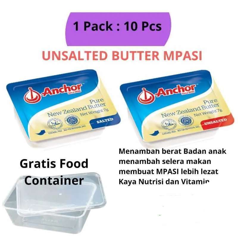 Jual ANCHOR UNSALTED Butter Mini Portion 10 mini cups 7g di Seller ...