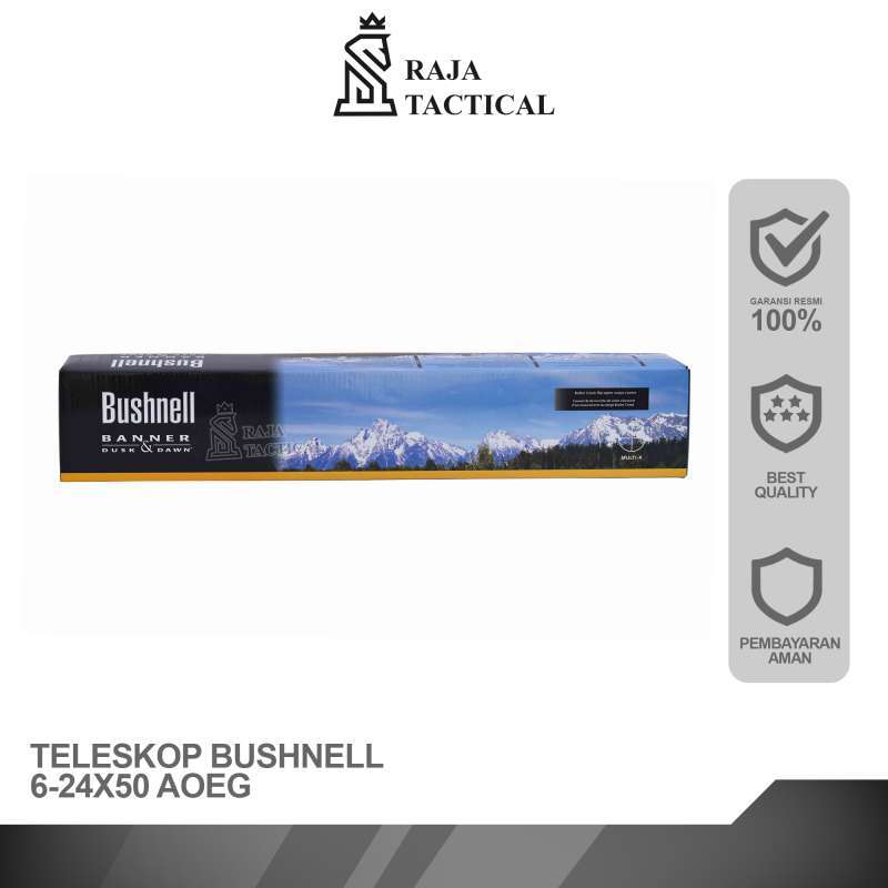 Jual Teleskop Bushnell 6-24X50 AOEG Aksesoris Senapan Angin di Seller ...