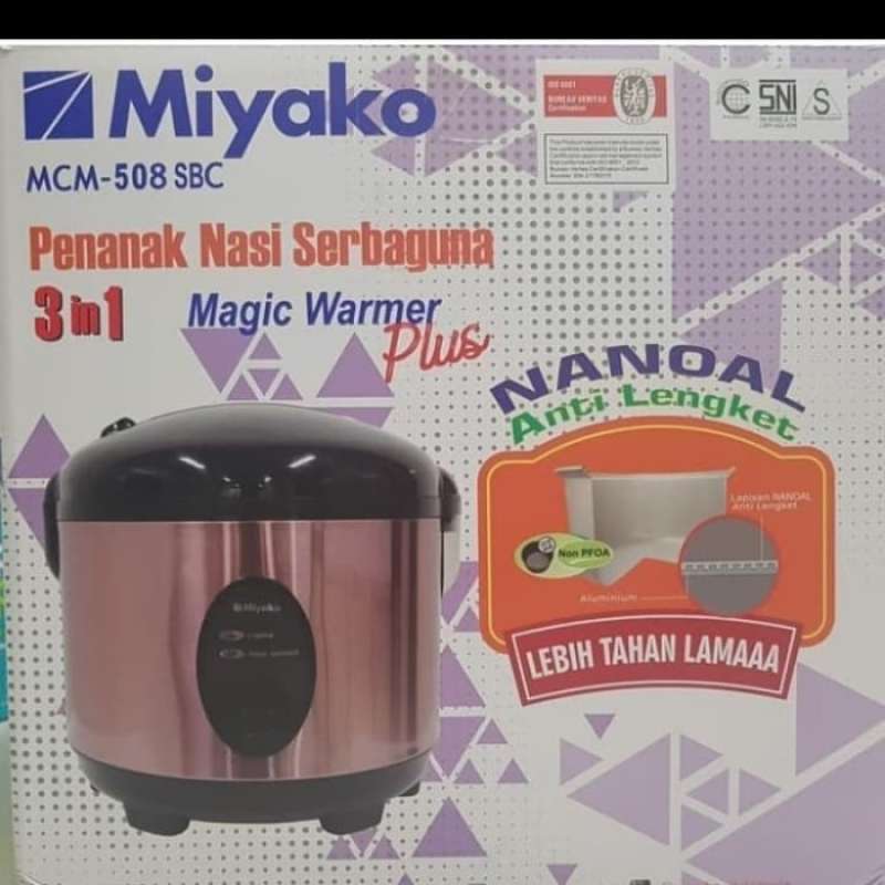 Jual promo mejikom miyako mcm 508 sbc. kapasitas 18liter stenlis di ...