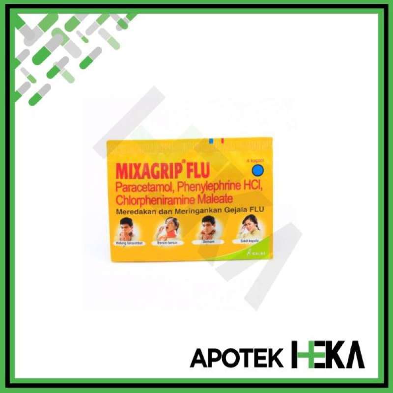 Jual Mixagrip Kuning Flu Strip isi 4 Tablet di Seller Apotek Heka ...