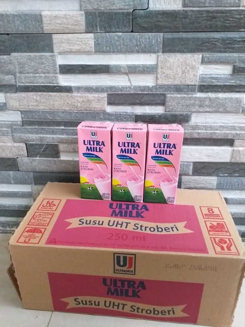 Jual Susu Ultra Milk 250 ML 1 Karton di Seller Gwen Market - Tajur ...