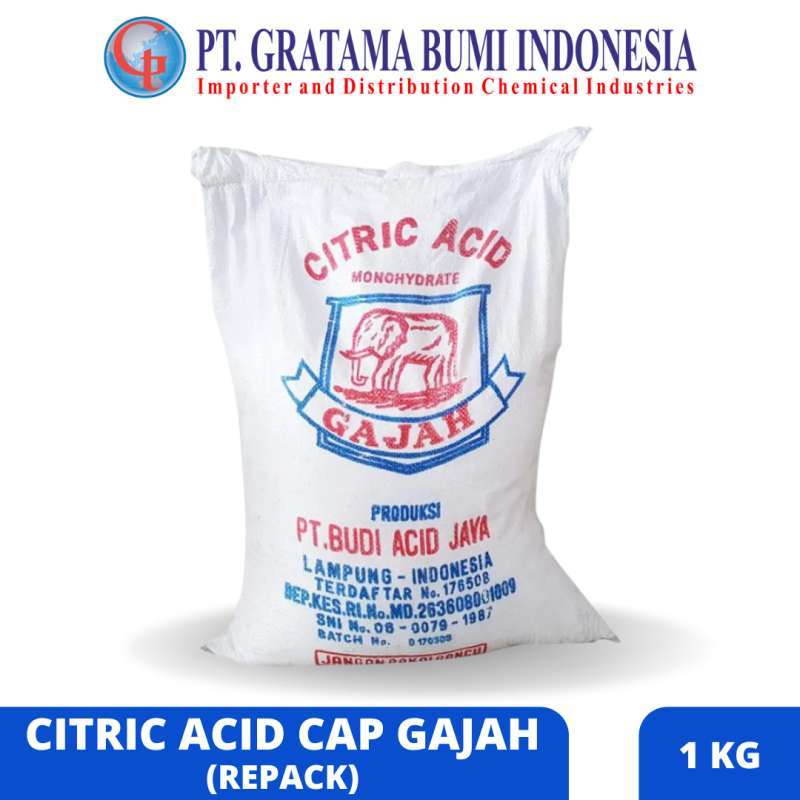 Jual Bagikan: Citric Acid Monohydrate Cap Gajah 1 Kg Di Seller Serba ...