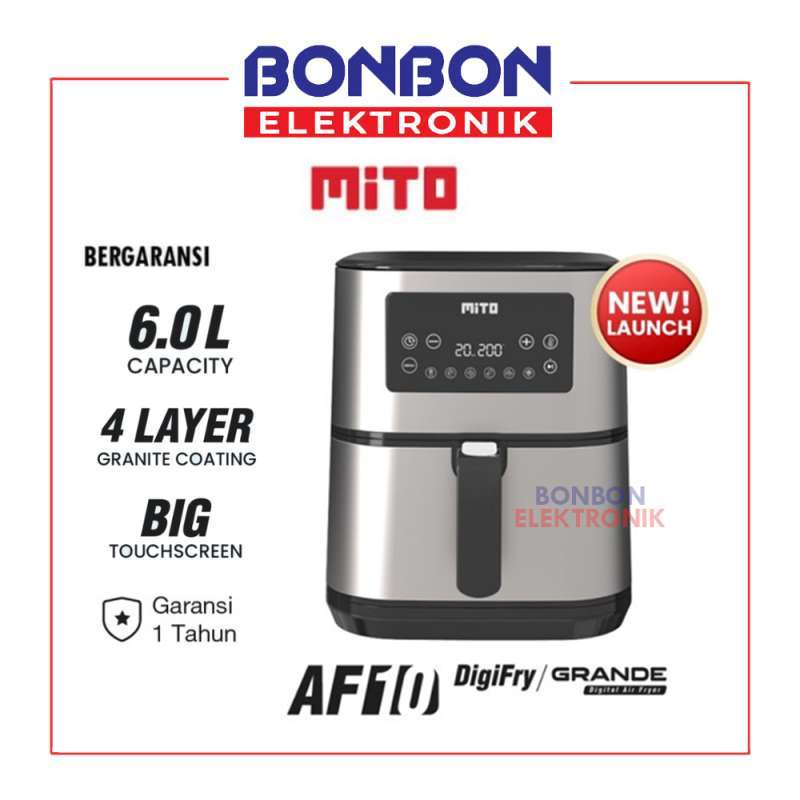 Mito Digital Airfryer 🔥 Garansi Resmi & Harga Terbaru 2026