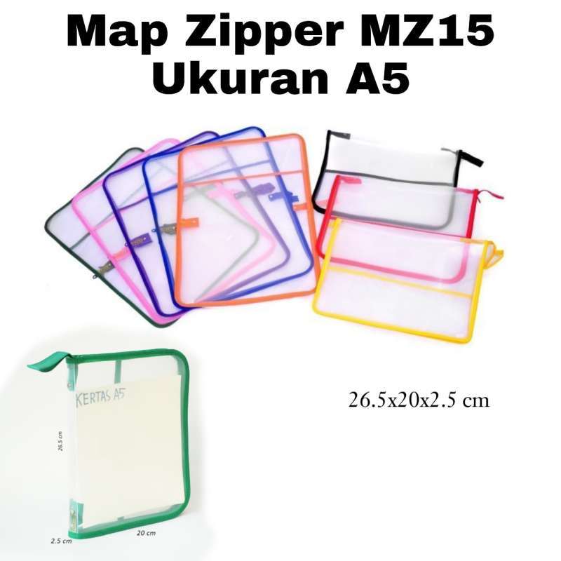 Jual SOS Map Zipper MICROTOP A5(MZ15) / Map Resleting / Map File / Map ...