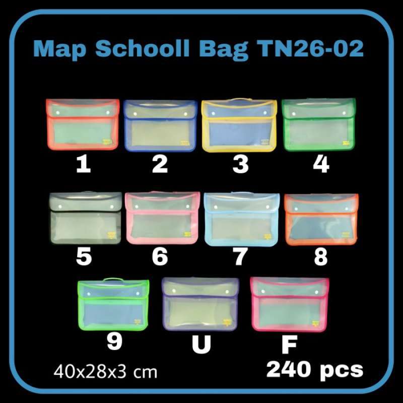Jual Sos Map School Bag Microtop Tn26-02/map Kancing/map Tenteng ... Jual Sos Map School Bag Microtop Tn26-02/map Kancing/map Tenteng ...