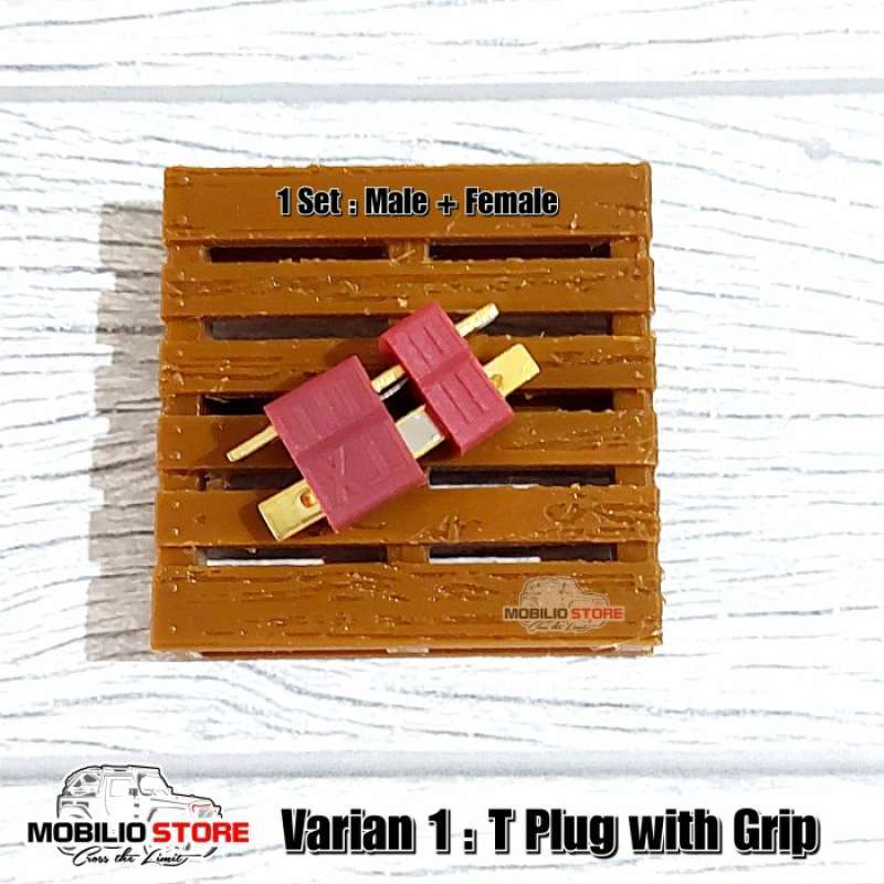 Jual 1 Set T Plug / Dean Connector/ Konektor Male & Female di Seller ...