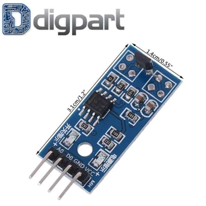 Jual Hall Sensor Motor Speed Measurement Module 3144e Single Open ...
