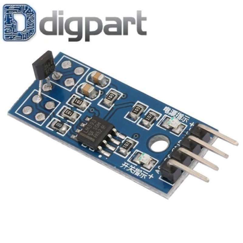 Jual Hall Sensor Motor Speed Measurement Module 3144e Single Open ...