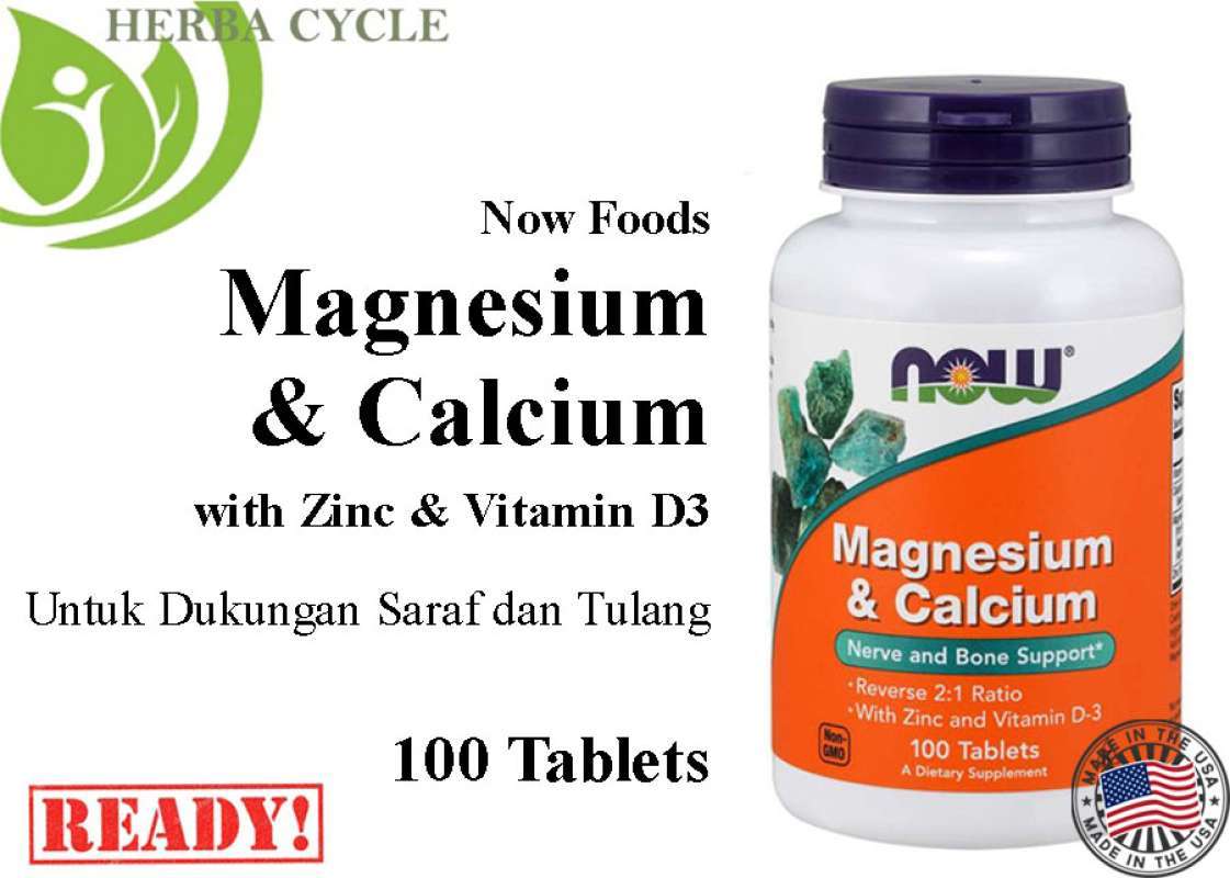 Jual Now Food Magnesium Calcium Zinc D3 Vit Magnesium Kalsium Zinc D3 ...