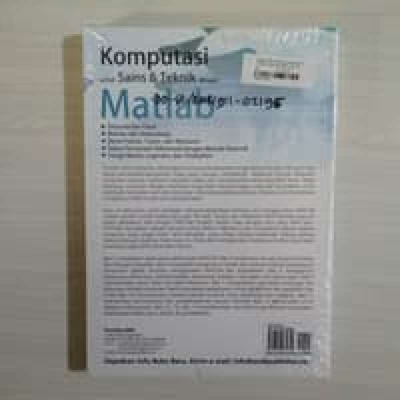 Jual Buku Komputasi Untuk Sains Dan Teknik Dengan Matlab Di Seller