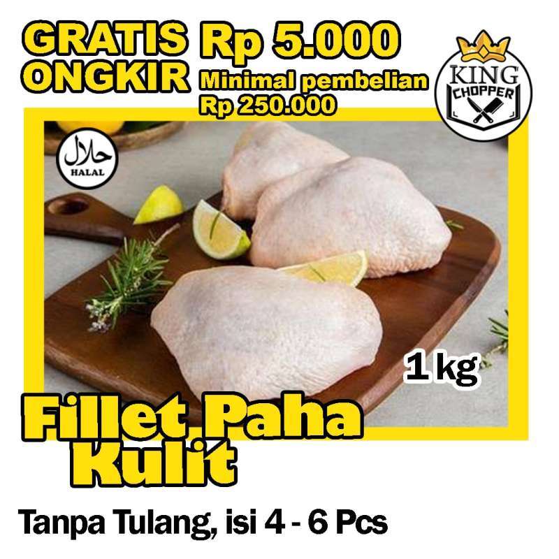 Jual Paha Ayam Fillet Dengan Kulit Frozen Fresh Segar Filet Daging ...