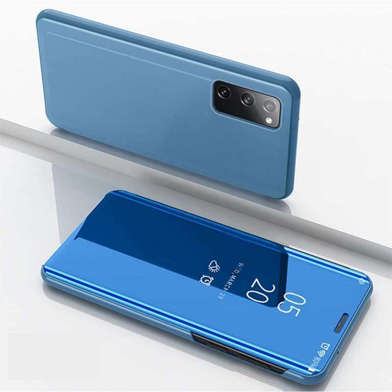 Jual Samsung Galaxy S20 FE S20FE Flip Clear View Standing Mirror Cover ...