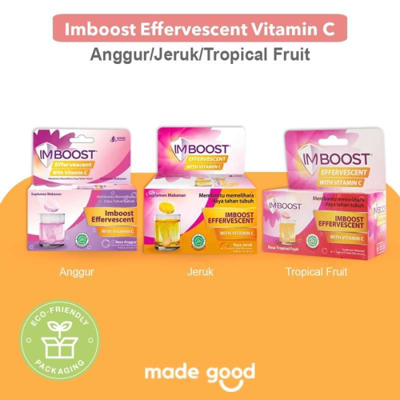 Jual Imboost Effervescent Vitamin C - 8 Tablet - BPOM Soho Original di ...