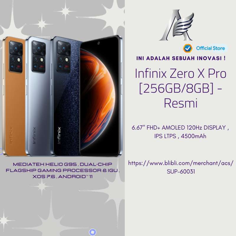Jual Infinix Zero X Pro Gb Gb Garansi Resmi Di Seller Acs Official Store Sumur Batu