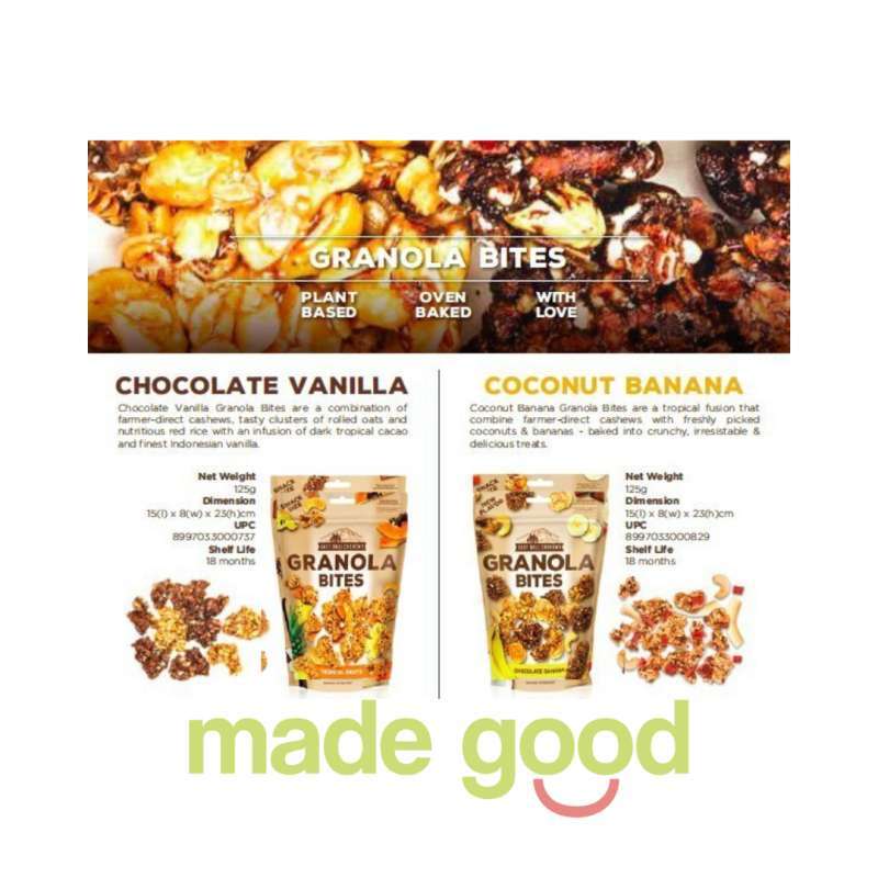Promo Yava East Bali Granola Bites 125gr 400gr Healthy Snack Vegan ...