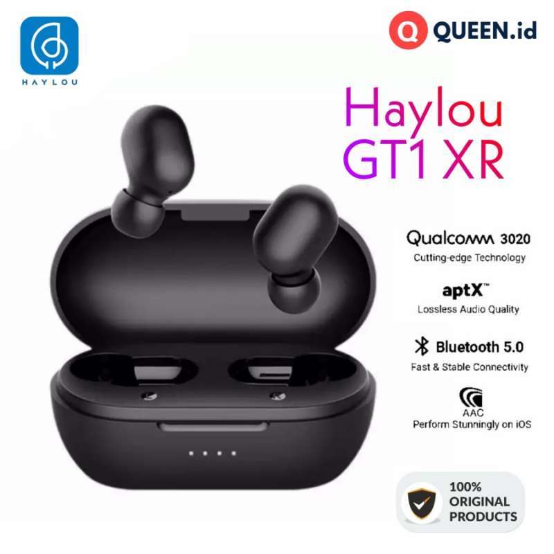 Jual Haylou GT1 XR TWS Headset Bluetooth Wireless AAC aptX Gaming ...