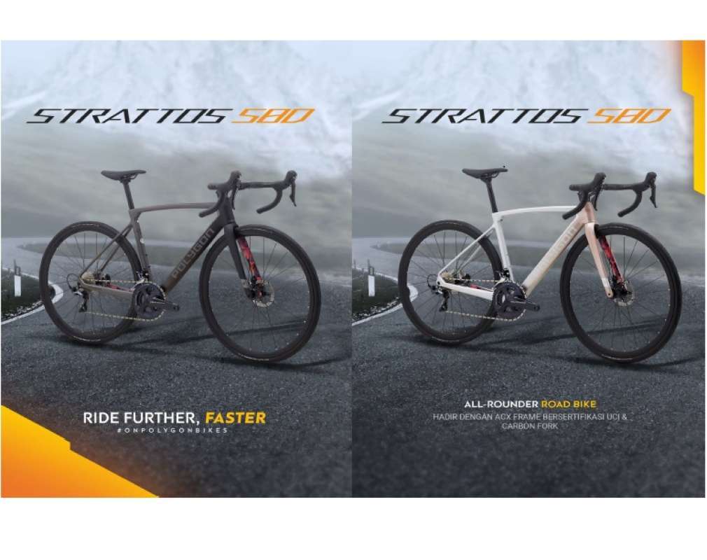 Jual Polygon Strattos S8d [700c] Road Bike Sepeda Balap - Xs Rose Gold ...