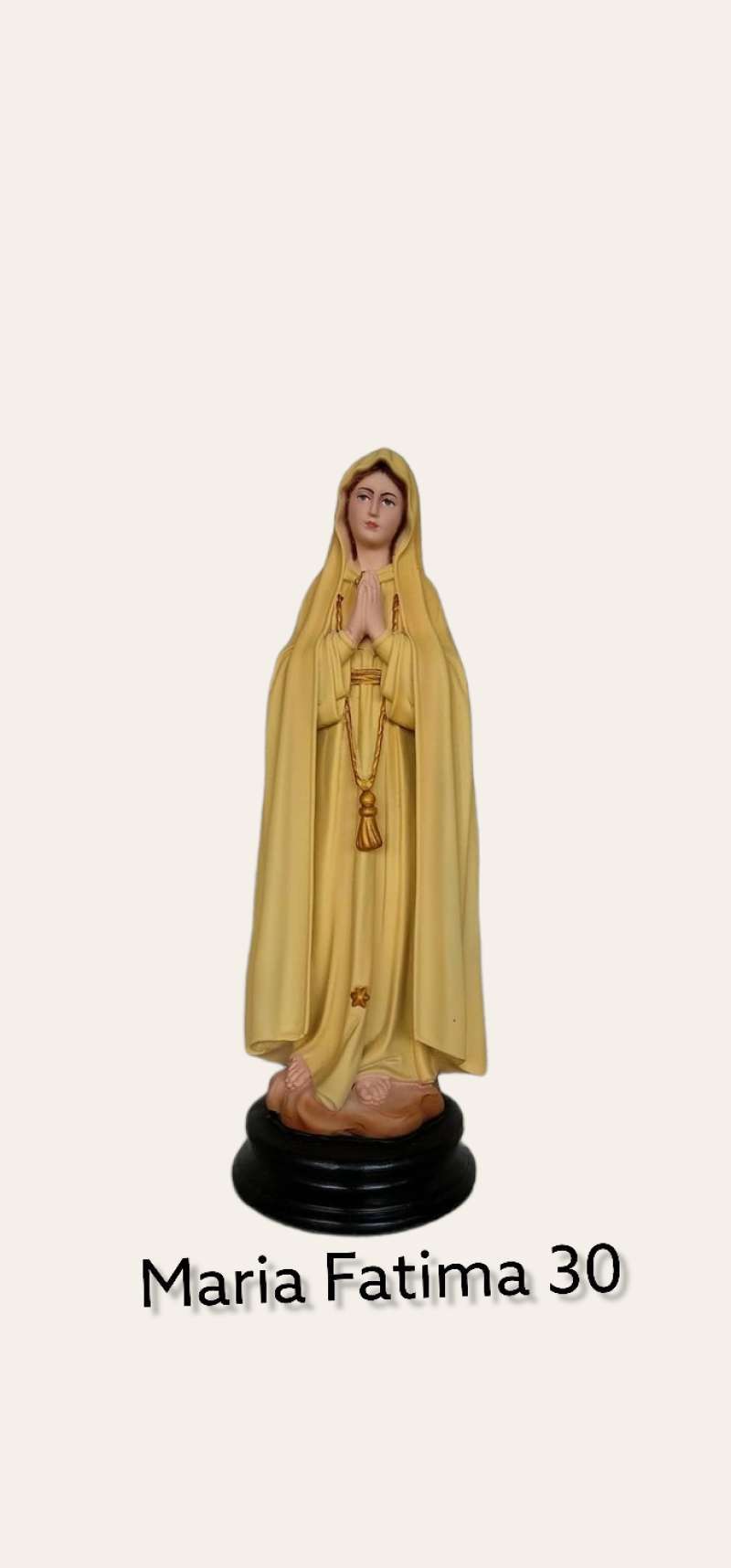 Jual Patung Rohani Katolik/Patung Maria Fatima MF30 - Ivory di Seller ...