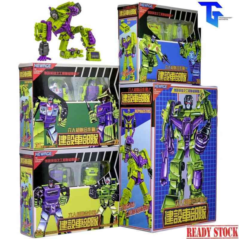 Jual NewAge - Hephaestus Complete Set - Transformers G1 Devastator ...