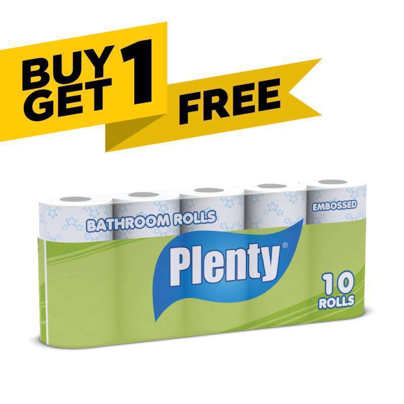 Jual Plenty® Bathroom Mmf Tissue Rolls [10 Rolls] Di Seller Torukmacto ...