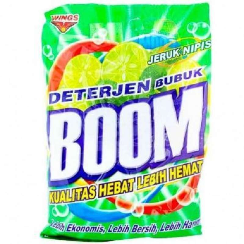 Jual BOOM Detergen Bubuk Boom Jeruk Nipis Boom Hijau 315gr di Seller ...